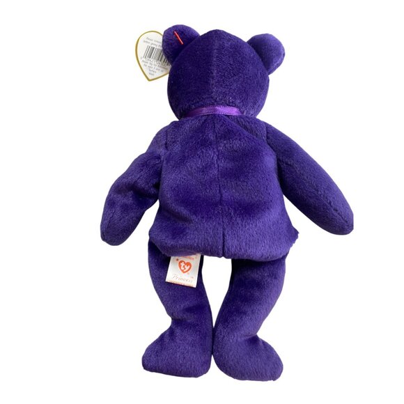 Ty | Toys | Ty Beanie Babies Princess Diana Purple Bear 997 Polyester ...